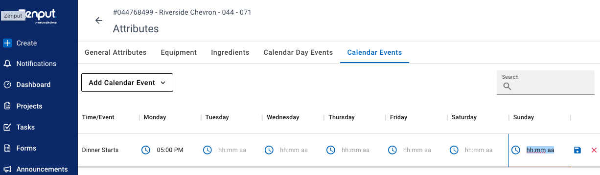 How To: Edit Calendar Event Attribute Times – Crunchtime Support Services